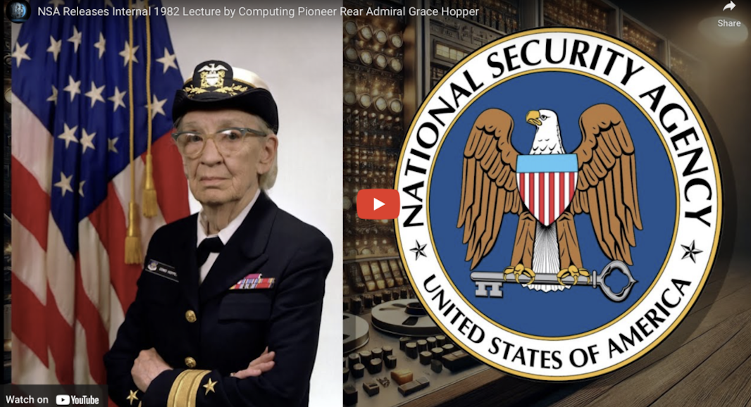 NSA Releases Internal 1982 Lecture by Computing Pioneer Rear Admiral ...